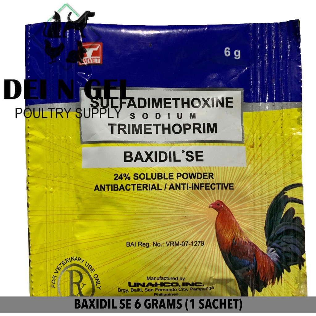 UNIVET BAXIDIL SE 6GRAMS (1 SACHET) | Shopee Philippines