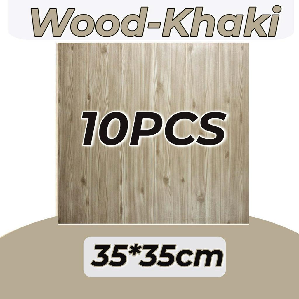 10PCS Wallpaper Brick 35×38cm 3D Wall Sticker Foam Self Adhesive super ...