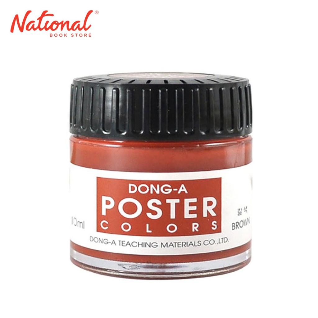 Dong-A Poster Color 113321 10 Ml, Brown National Book Store | Shopee ...