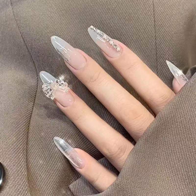 【24/pcs】New Removable Fake Nails Beauty Nail Art Fashion Style 1512 ...