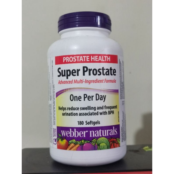 Webber Naturals Super Prostate Urinary UTI BPH mens health supplement w ...