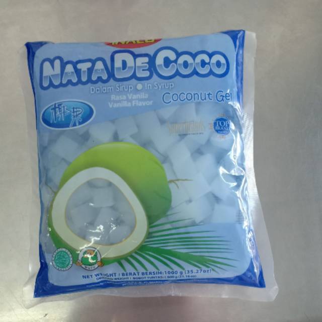 Inaco Nata De Coco in vanilla flavored syrup 1000 grams plastic ...