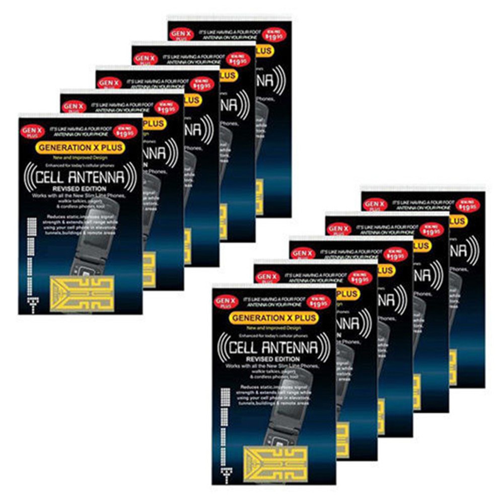 10 PCS Cellphone Phone Signal Enhancement Gen X Signal Antenna Booster ...