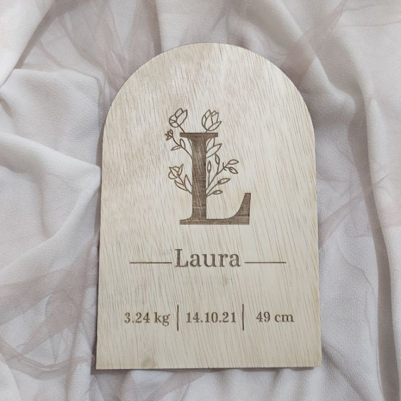 Custom Baby Born Sign |Hospitality Board |Baby Biodata Board | Shopee ...