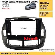 TOYOTA ESTIMA ACR30 2000-2005 9” ANDROID CASING (FREE PLUG & PLAY CABLE ...