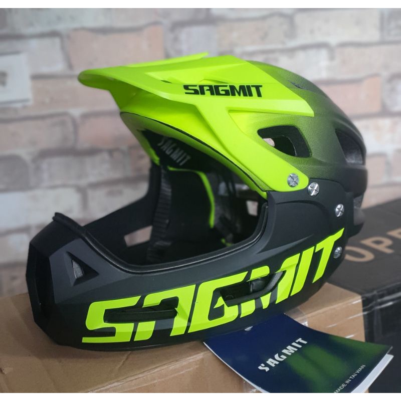 Original Sagmit Full face MTB helmet ( removable lower chin guard ...