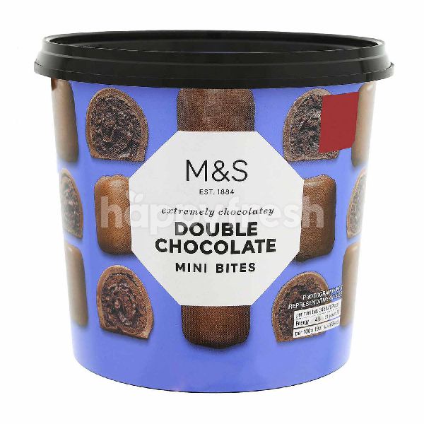 M&S Double Chocolate Mini Bites - 250gm | Shopee Philippines