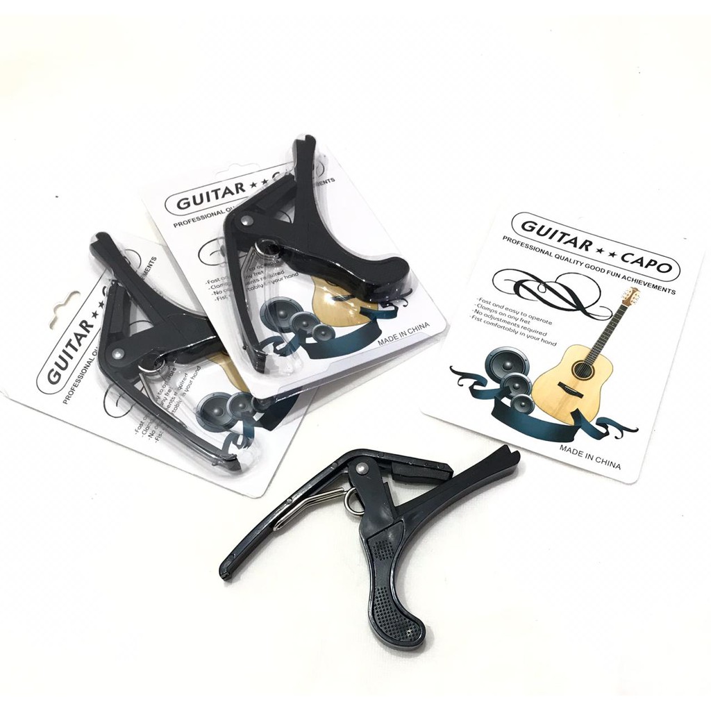 Plastic ABS Capo / Acoustic Guitar Clamp Capo (Plastic) | Shopee ...