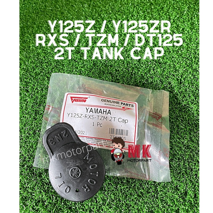 (Tushima) Yamaha Y125z / TZM / RXS / DT125 2T TANK CAP, Rubber Oil TANK ...