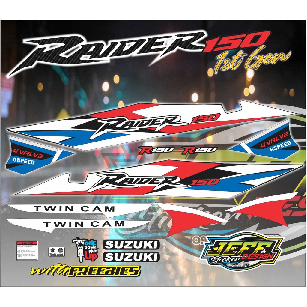 suzuki raider 1st gen sticker | Shopee Philippines