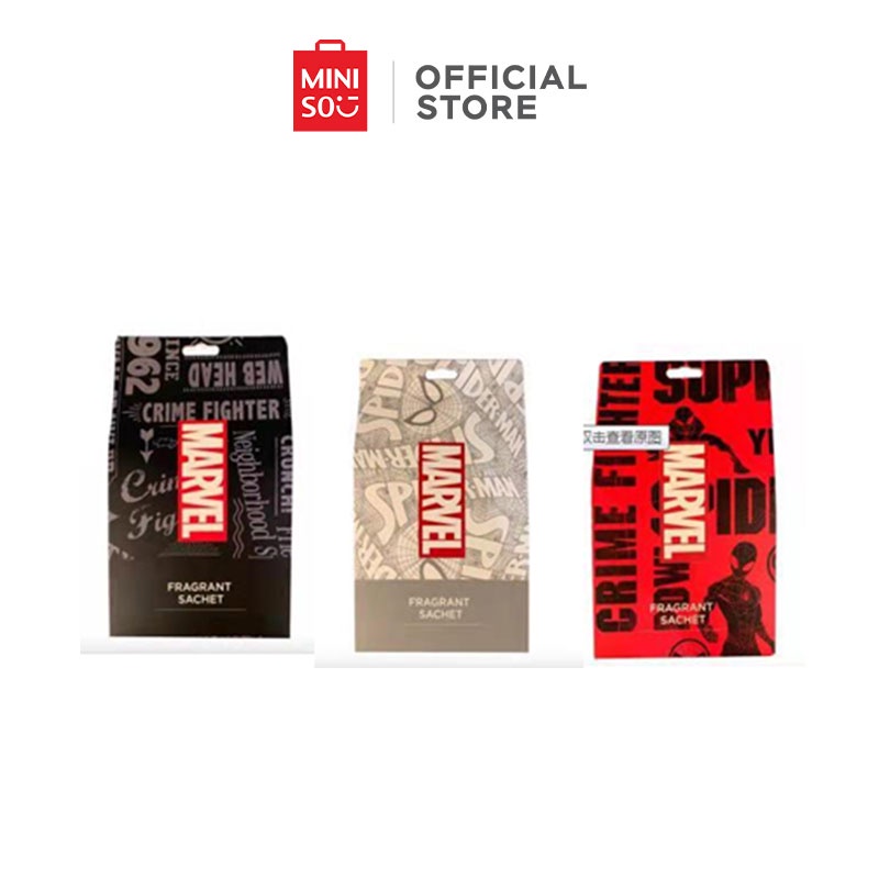 MINISO MARVEL Spiderman Sachet Ginger Jade Black | Shopee Philippines