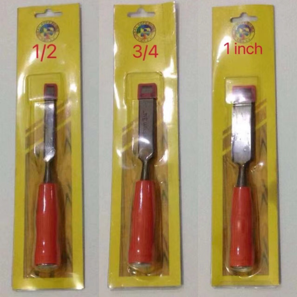Wood Chisel (pait)-1/2" 3/4" 1" | Shopee Philippines