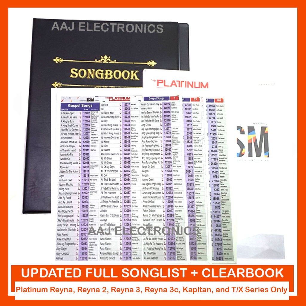 PLATINUM SONGBOOK T-SERIES/ KAPITAN/ X-SERIES Volume 1 to 93 | Shopee ...