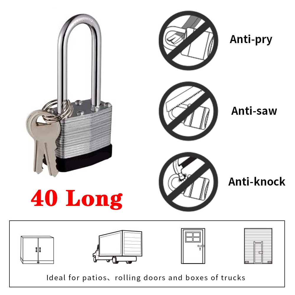 High Quality Padlock Heavy Duty Laminated 30 Mm 40 50 | Shopee Philippines