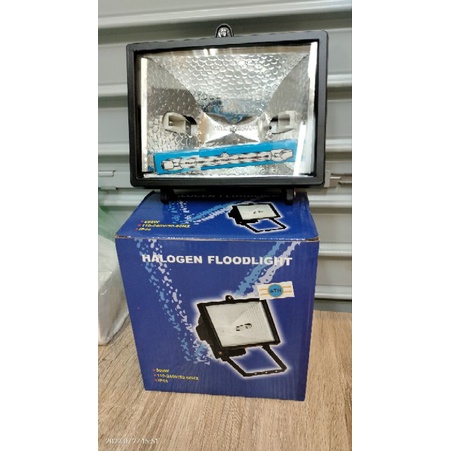 500 1000 Watt Ip44 220 Volt Halogen Spotlight + Lamp | Shopee Philippines