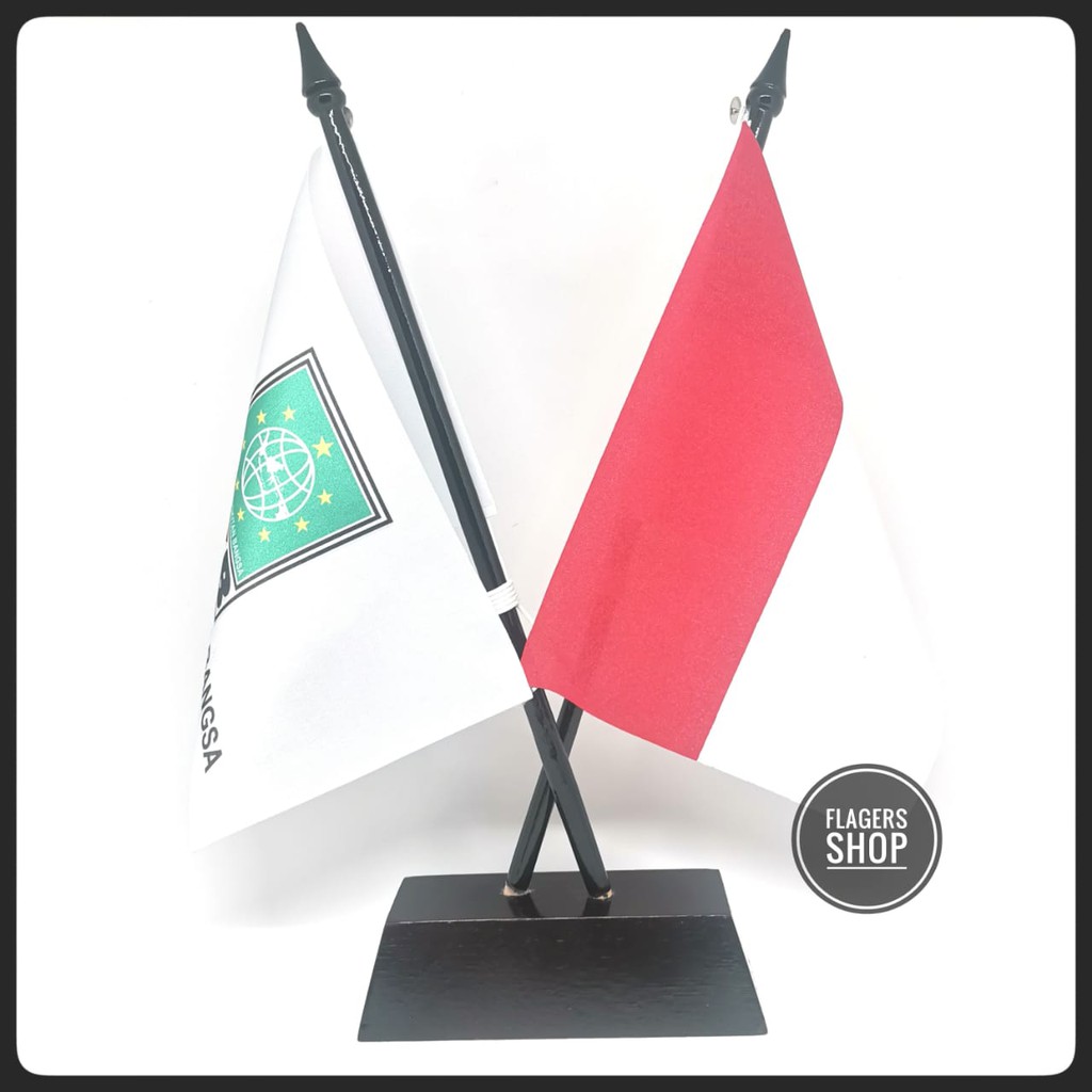 Indonesian Table Flag - PKB Party + Cross Pole | Shopee Philippines