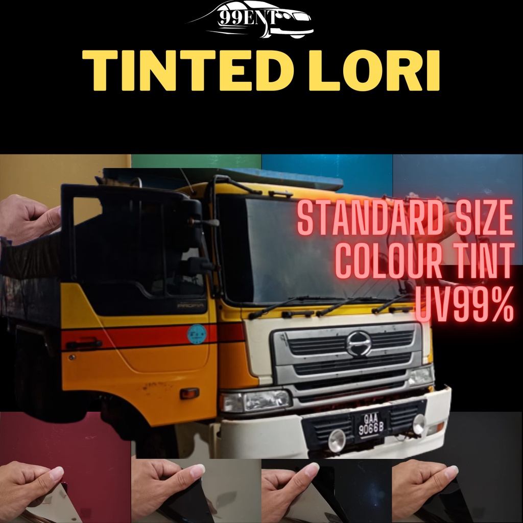 Tinted Warna Lorry Fuso Hino Isuzu Hicom 1 Ton 3 Ton 5 Ton Potong Panas ...