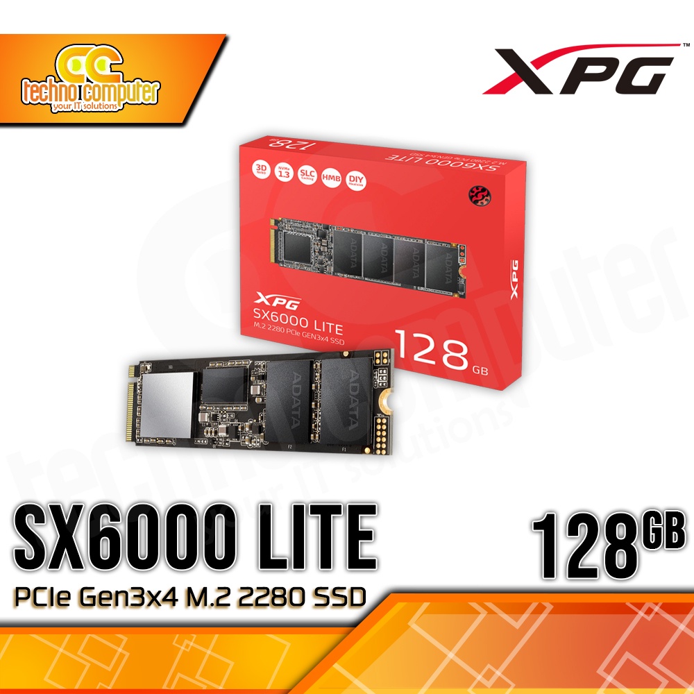 Ssd M.2 NVMe ADATA XPG SX6000 Lite 128GB PCIe Gen3x4 M.2 2280 | Shopee ...
