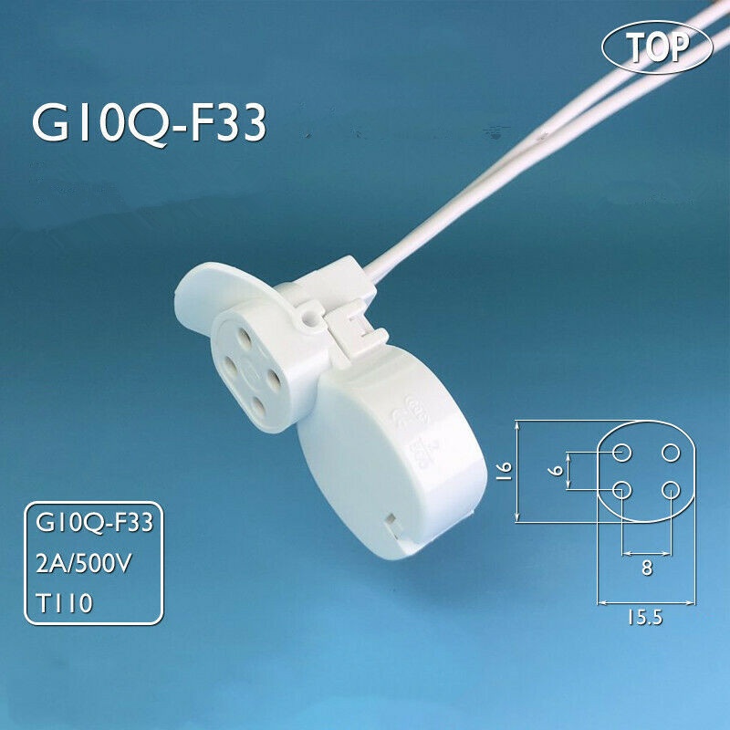 G10Q lamp holder ring lamp tube T8 lamp holder lamp foot lamp head ...