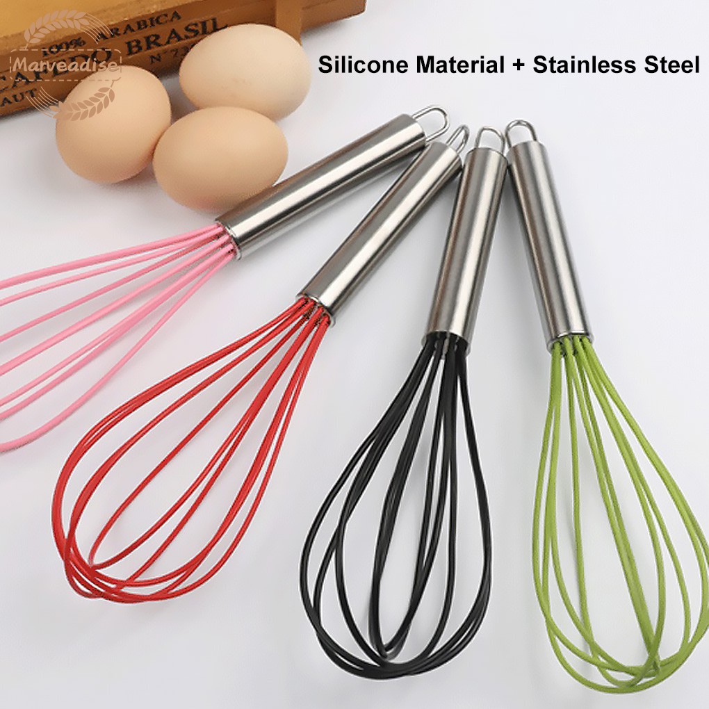 VOLL-Stainless Steel Silicone Kitchen Balloon Whisks Egg Beater Mixer ...