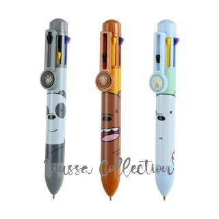 Miniso Pen - We Bare Bears Ballpoint Pen 8 Colors | Shopee Philippines