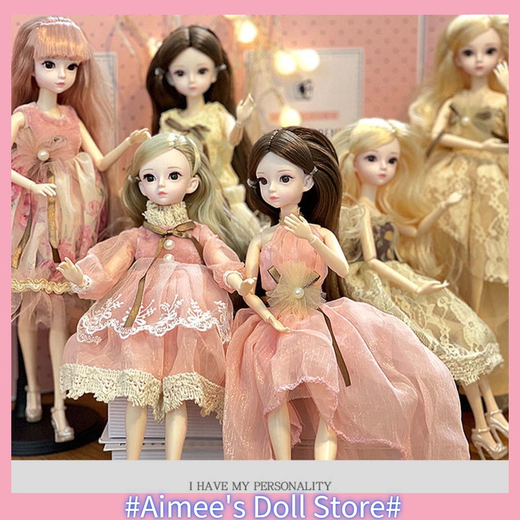 Doll 30cm Ball Jointed Swivel Doll 11 Movable Joints Princess With ...