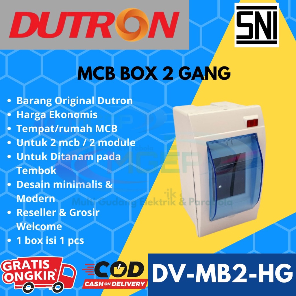 [Sale] Mcb Box 2 gang DV MB2 HG MCB 2 Module | Shopee Philippines