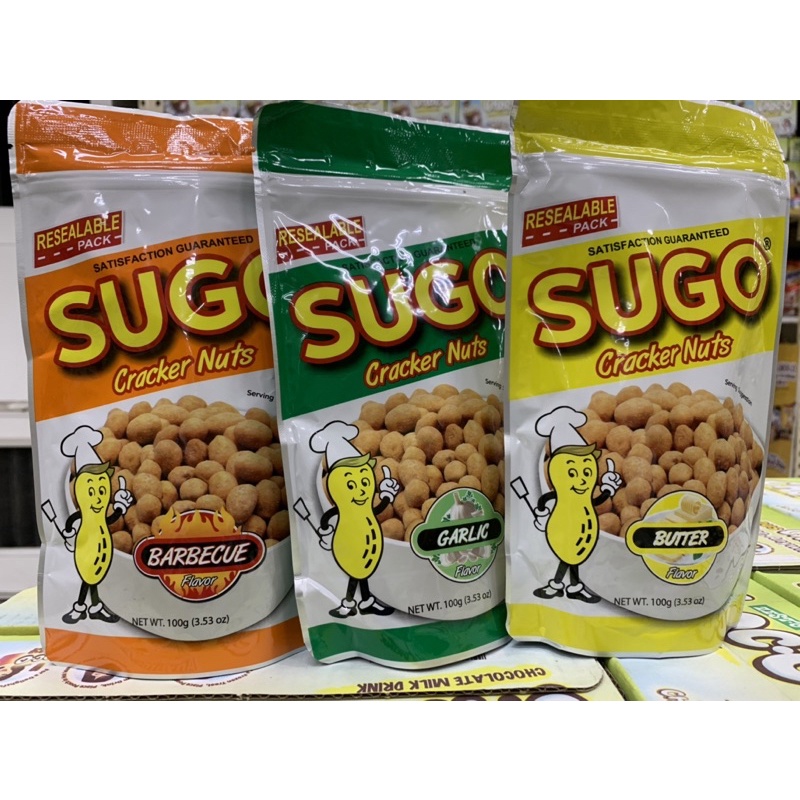 SUGO CRACKER NUTS 100G - Resealable Pack | Shopee Philippines