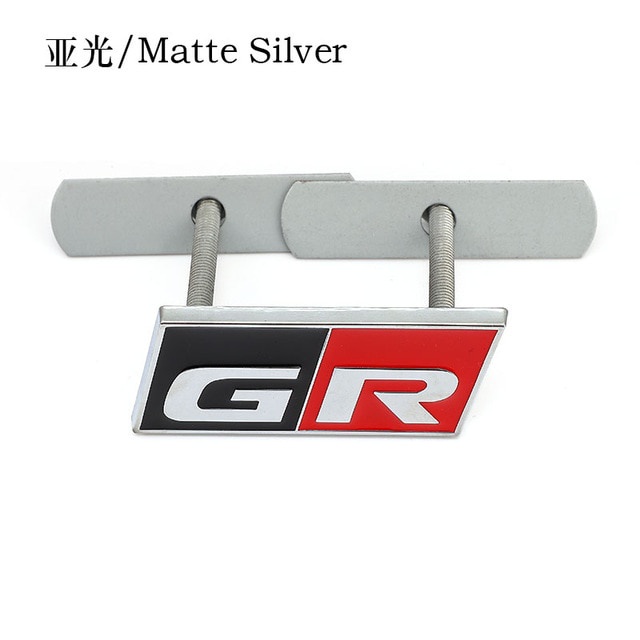 Car Sticker GR Sport GRMN Logo Decal Front Hood Grille for Toyota HV ...