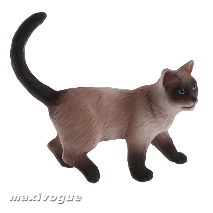 Realistic Model Figurine Action Figures Playset Kids Toy Standing Cat ...
