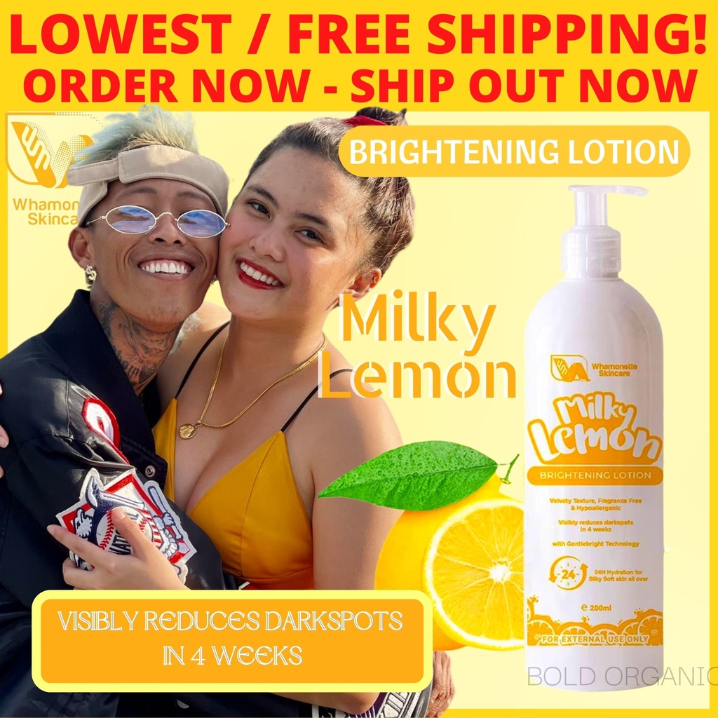 WHAMONETTE Milky Lemon Lotion 200ml | 20x Whitening | Whamonette ...