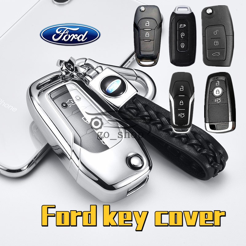 Car Key Case Cover holder keychain keyring for Ford territory focus ...