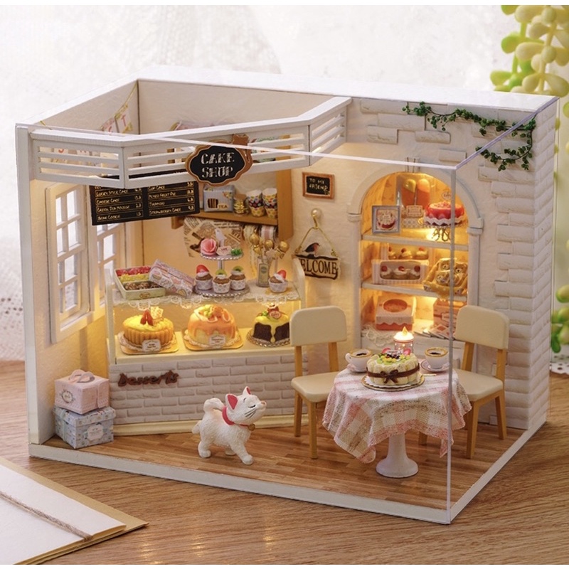 Bakery model _ DIY assembly model (Free mica and glue) | Shopee Philippines