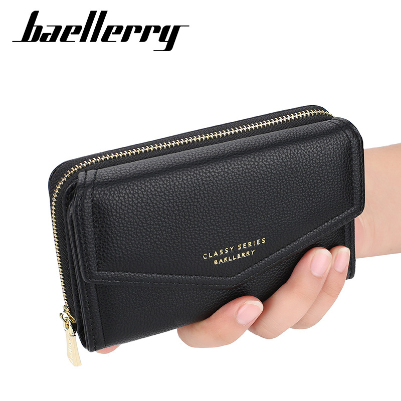 Baellerry Women Wallet Zipper Coin Purse Long Wallet Large Capacity ...