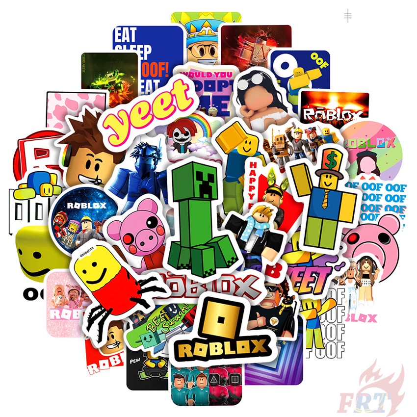 50Pcs/Set ☆ Roblox Series 01 Stickers ☆ DIY Fashion Waterproof Decals ...
