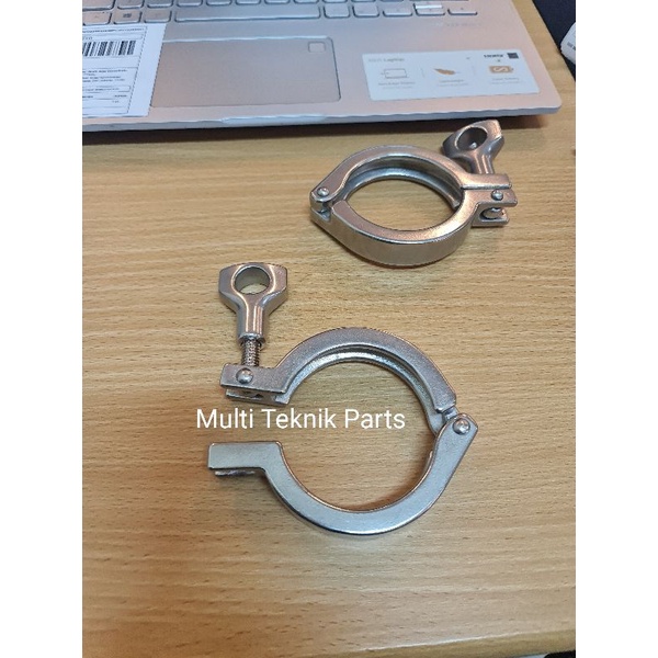 Stainless sanitary ferrule clamp 304 3/4" inch / Tri clamp ferrule ...