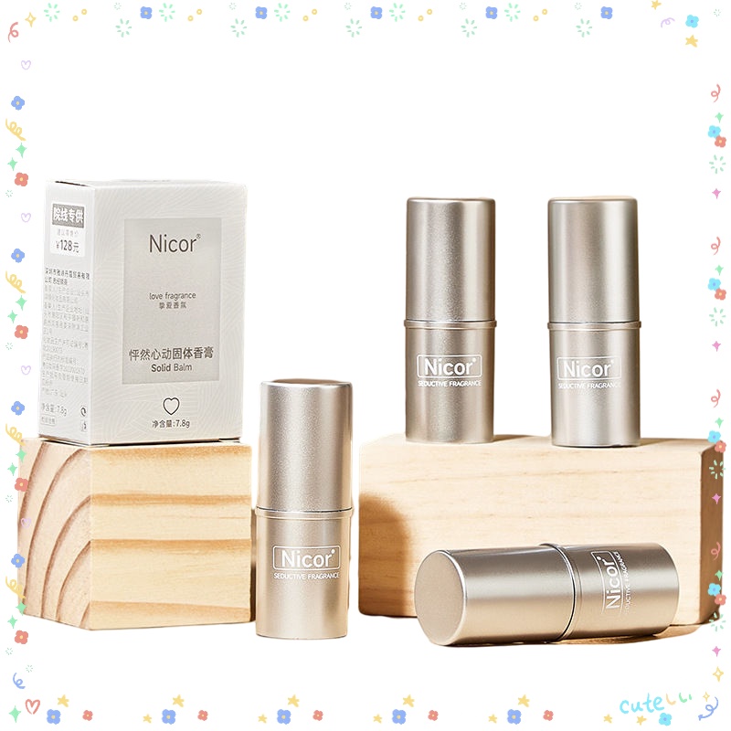 Nicor Solid Balm Stick Lasting Fragrance Light Fragrance Men and Women ...