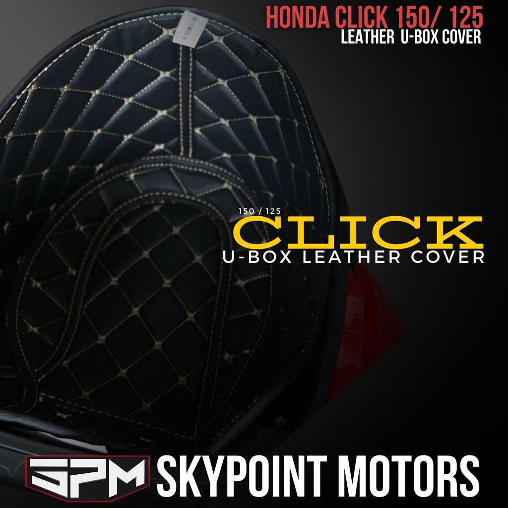 HONDA CLICK 125/150i COMPARTMENT UBOX INNER LEATHER COVER #5350 (9702 ...