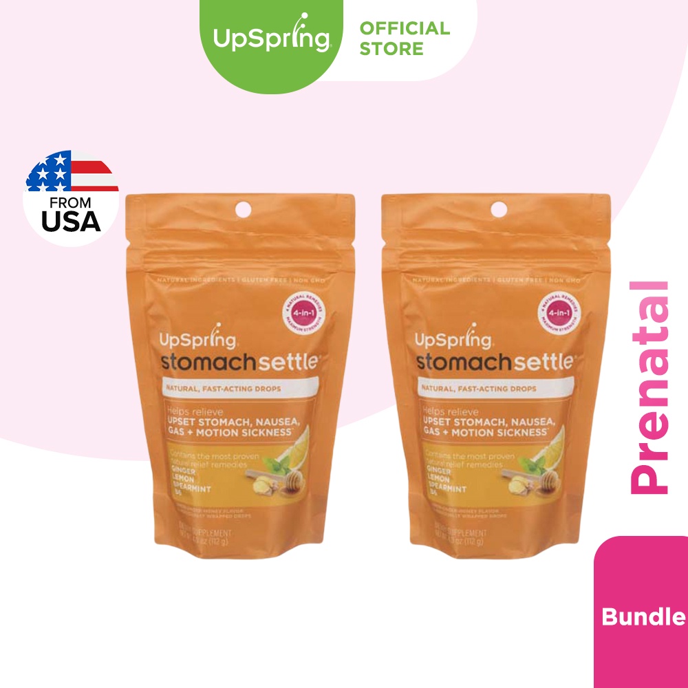 Upspring Morning SickLESS, Nausea Relief Drops, Stomach Settle Drops ...