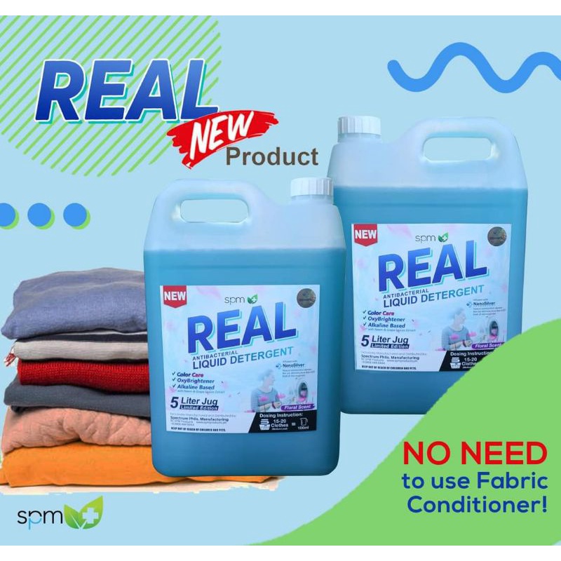 Real Liquid Detergent (5L gallon) | Shopee Philippines