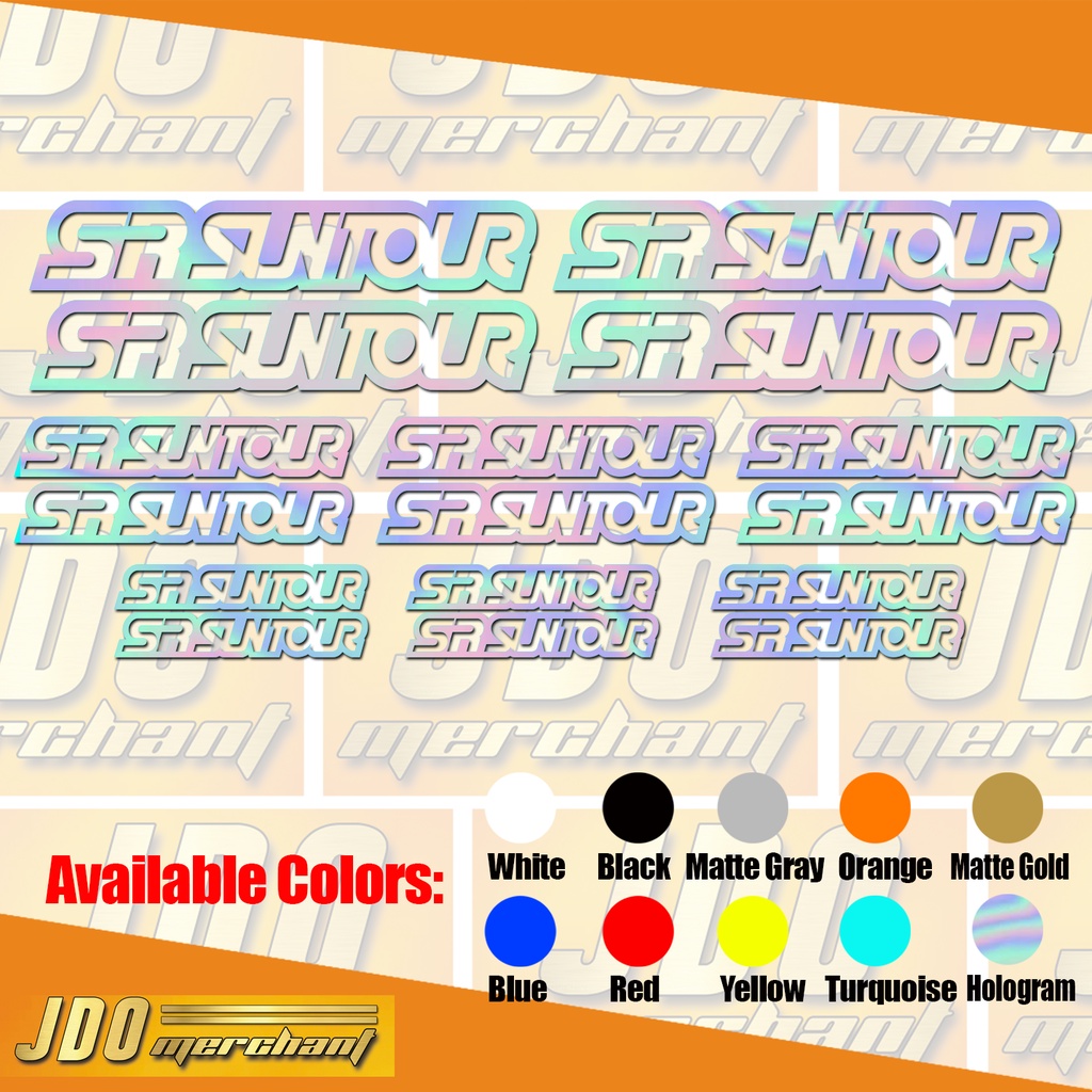 SR Suntour bike Stickers SR Suntour sticker Decals | Shopee Philippines