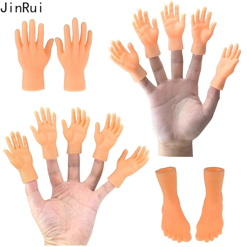 Cartoon Funny Finger Hands And Finger Feet Set Creative Finger Toys Of ...