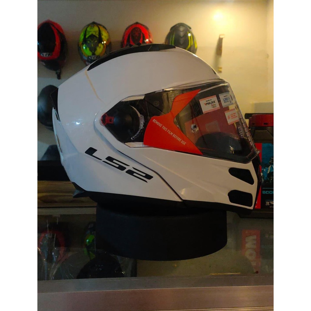 Ls2 FF324 Evo Metro Pearl White (free Full face mask) | Shopee Philippines