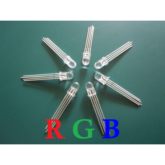2pcs RGB 5mm 4pin Water CLEAR Common Anode or Cathode | Shopee Philippines