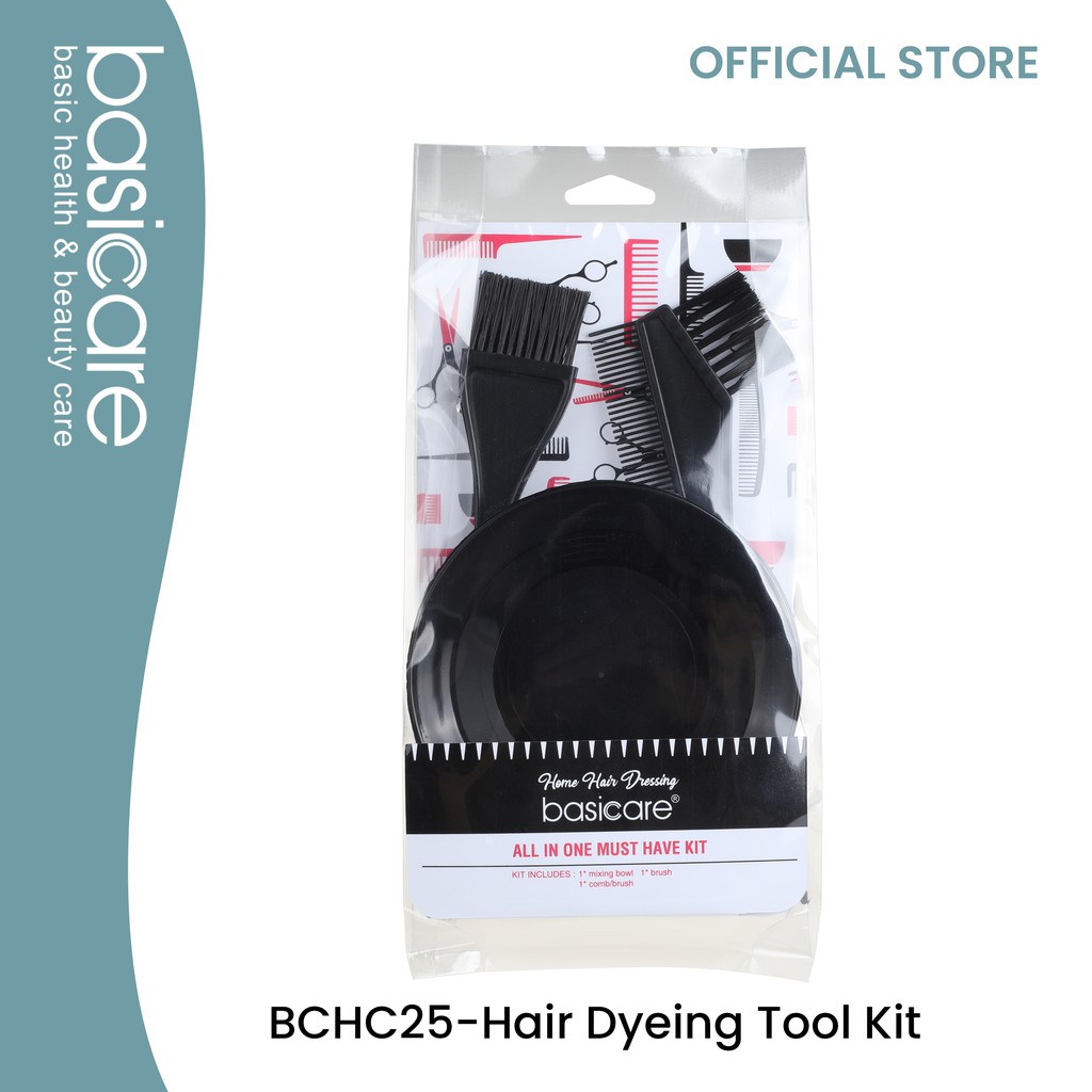 Basicare Hair Dyeing Tool Kit BCHC25 | Shopee Philippines