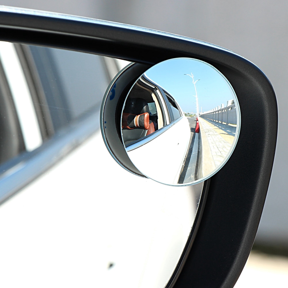 360-degree Rotating Car Small Round Mirror Rearview Mirror Car with ...