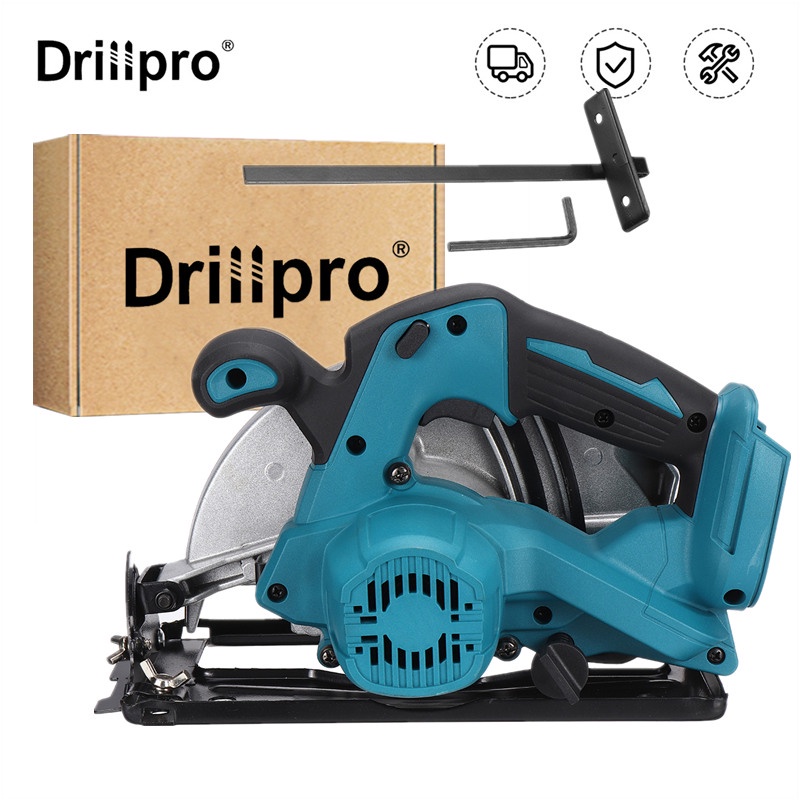 DRILLPRO 190mm Electric Saw Circular Saw Multifunctional Cutting High ...