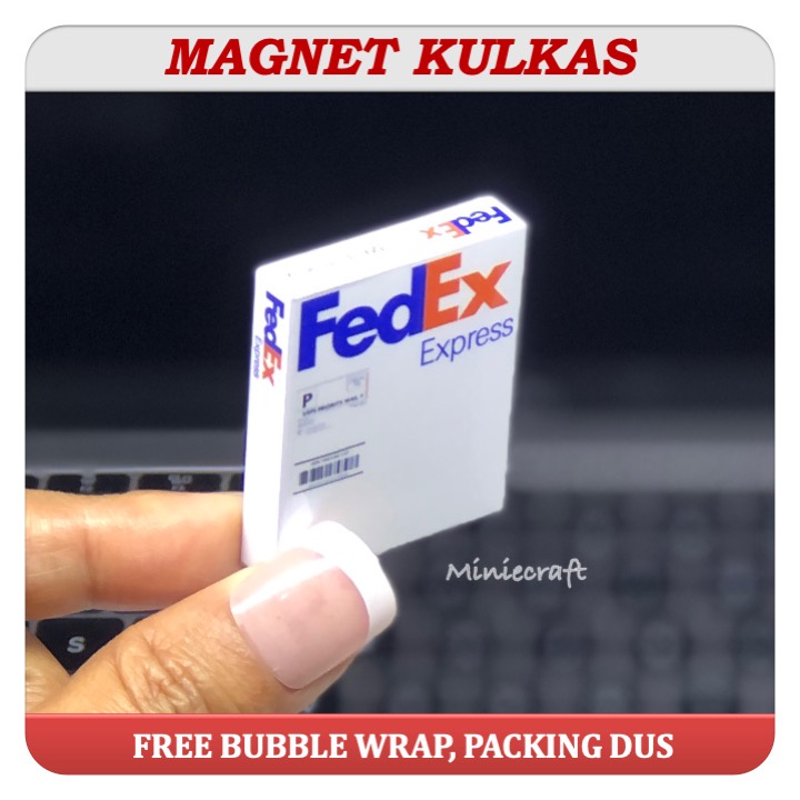 Miniature REFRIGERATOR STICK MAGNET PRODUCT FEDEX BOX | Shopee Philippines