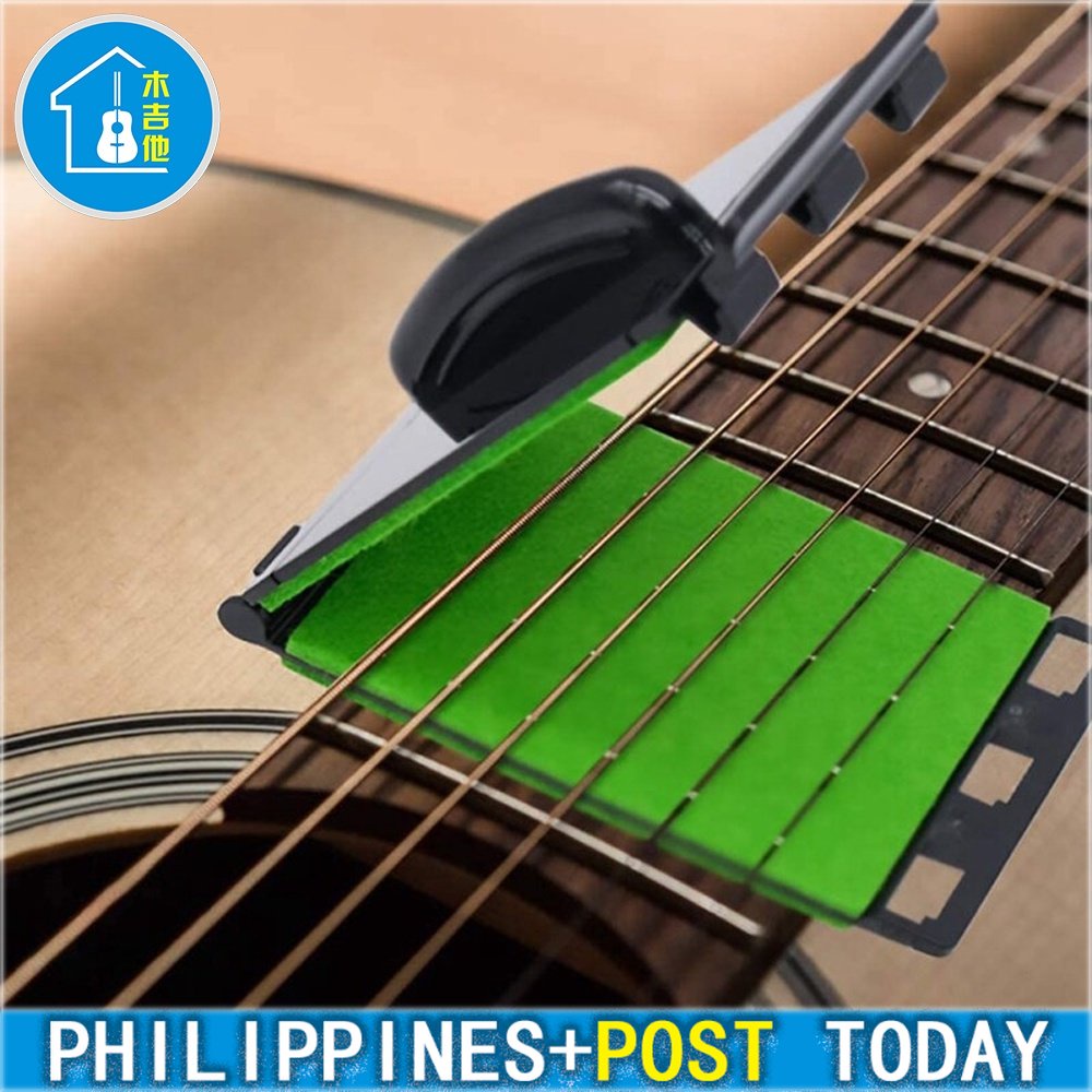 String Scrubber Electric Guitar Bass Strings Cleaner 360° Cleaning ...
