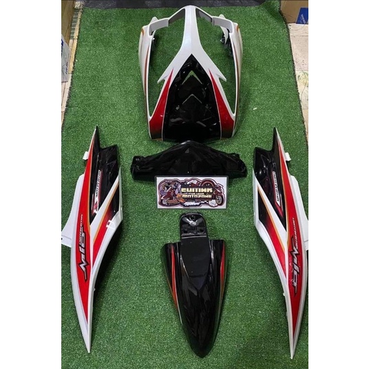 Mio 4 Fairings set WHITEBLACK | Shopee Philippines